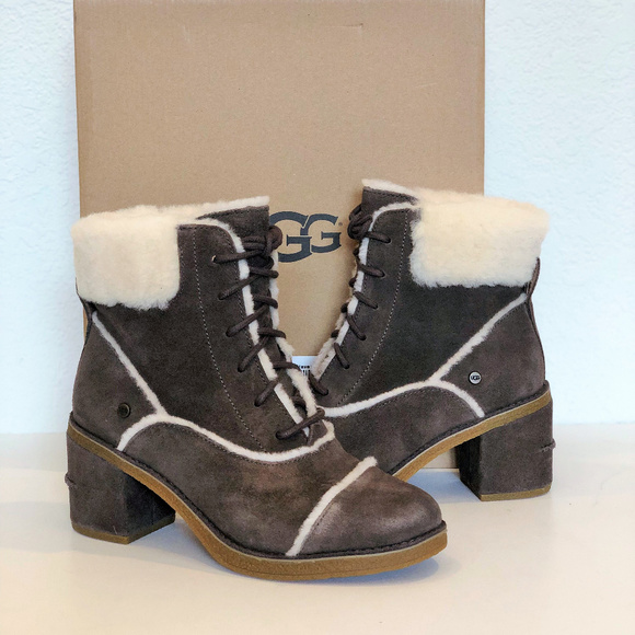 UGG | Shoes | Ugg Esterly Lace Up Boots Mysterious | Poshmark